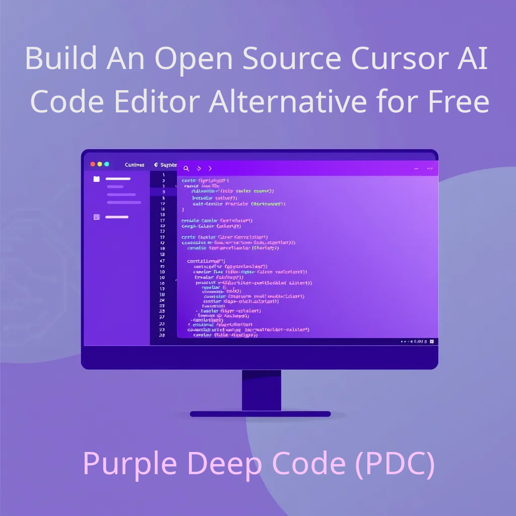Create an Open-Source Alternative to Cursor and PearAI with PurpleDeepCode